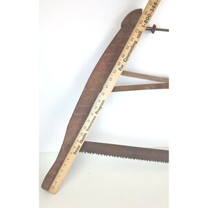 Antique Samson Cross Cut Bow Buck Hand Saw Cabin Decor Farm Rustic ...