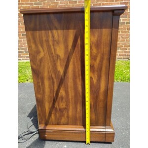 1986 Zenith Space Command Color Wood Console Television Tv/remote ...