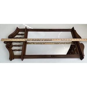 1976 Vintage Homco 32x15" Colonial Style Rectangle Wall Mirror 2058 ...