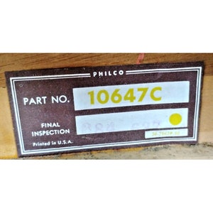 Antique Philco Vintage Suitcase Tube Retro Radio Model 46-350 *READ ...