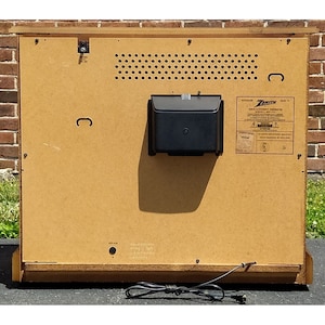 1986 Zenith Space Command Color Wood Console Television Tv/remote SS6525P Retro - Etsy