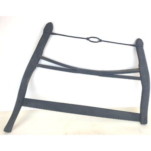 Antique Cross Cut Buck/bow Saw - Rustic Primitive Cabin Decor - Country ...