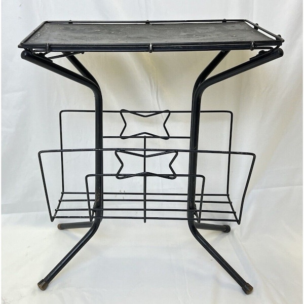 Black Wire Side Table - Etsy