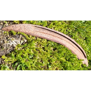 Antique Scythe 61" Wood Curved Snath Handle 20" Blade Grim Reaper ...