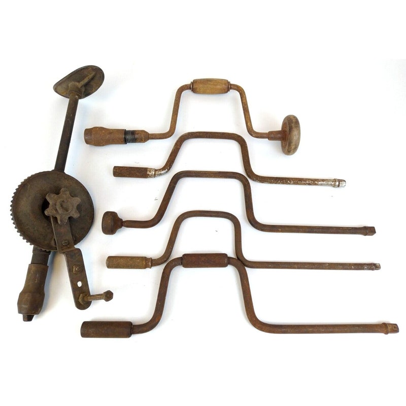 Vintage Hand Auger Drills - Etsy UK