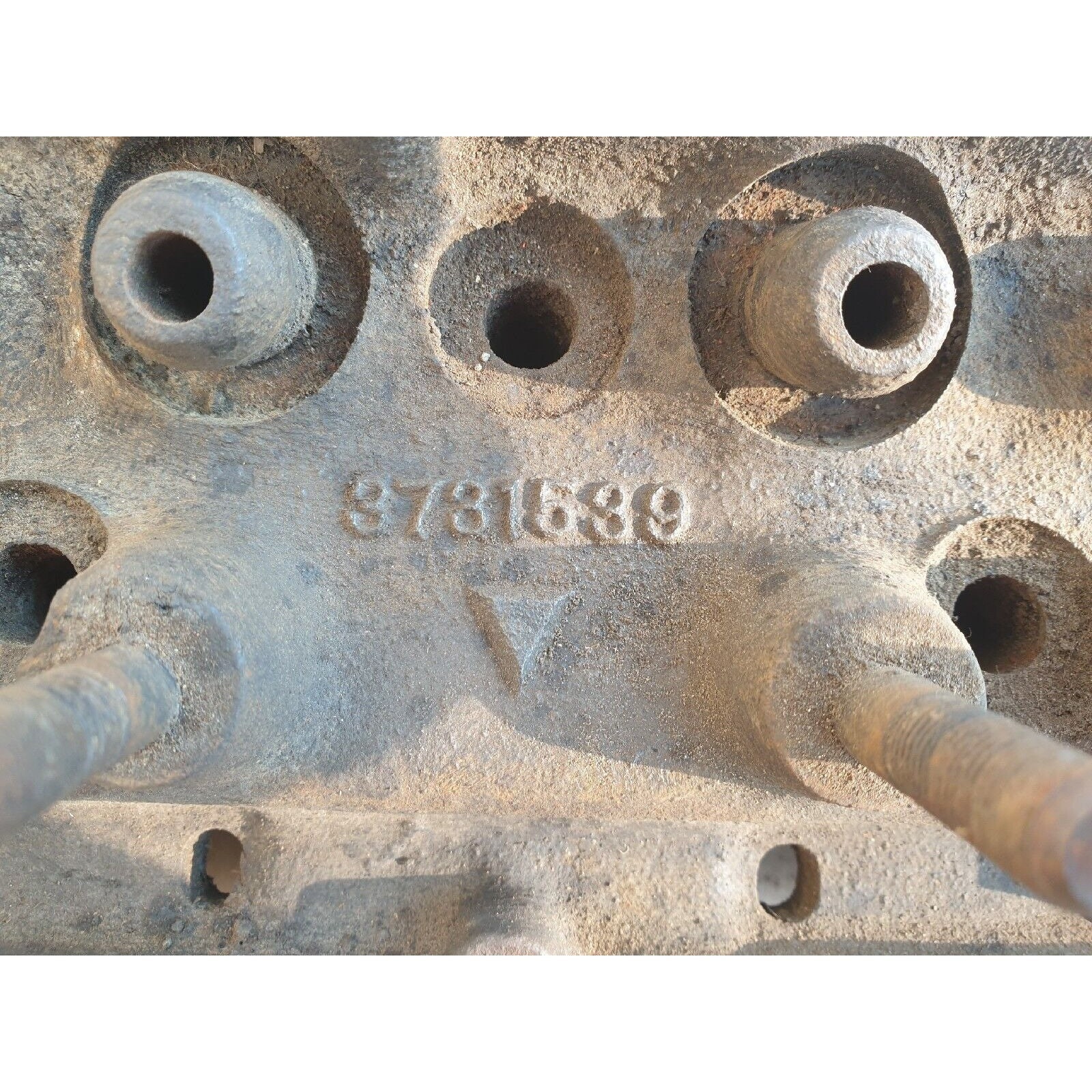 Vintage Original 1957 Chevrolet Corvette 283 SB Fuelie Heads #3731539 ...