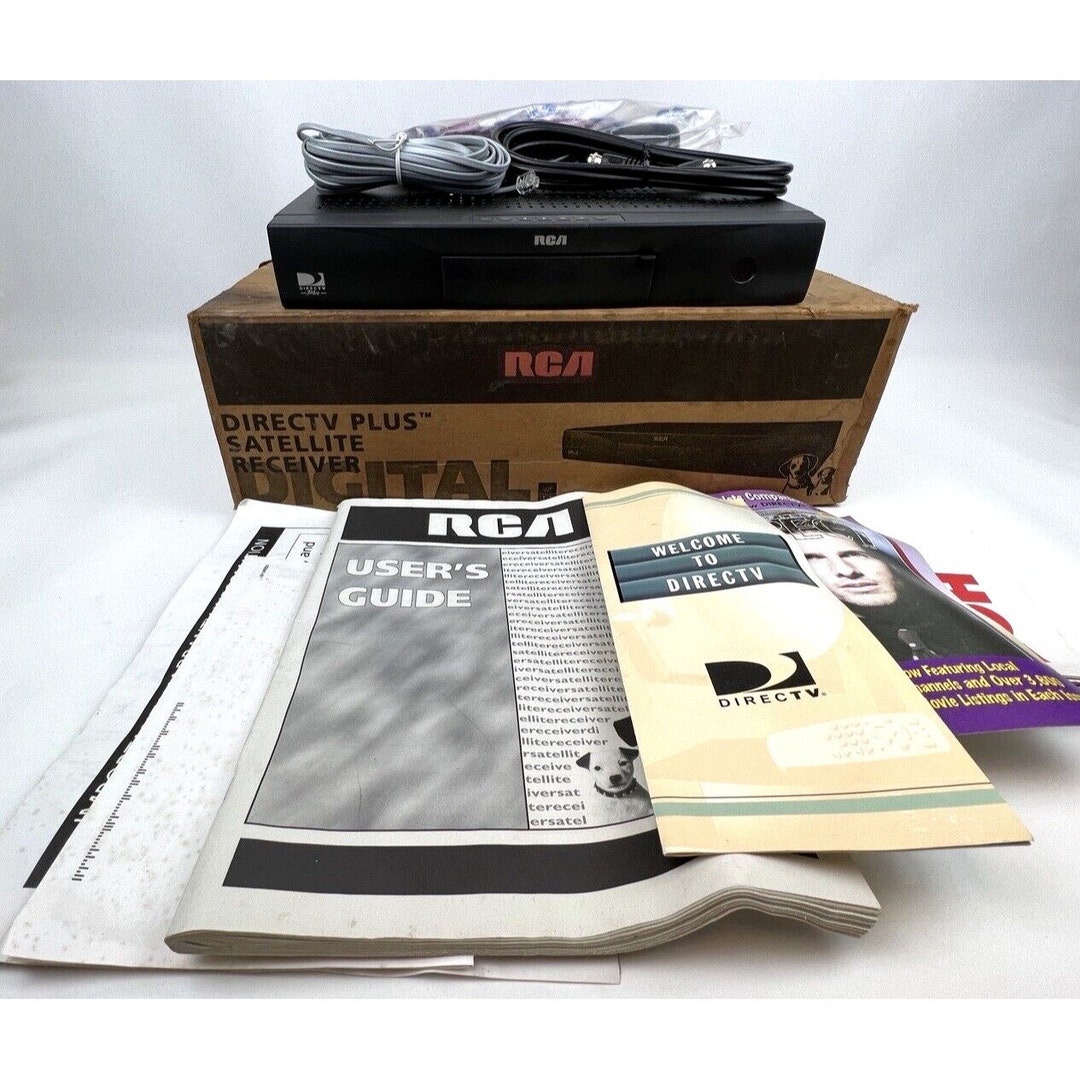 NOS RCA Directv Plus DRD420RE Satellite Receiver Power Tested - Etsy