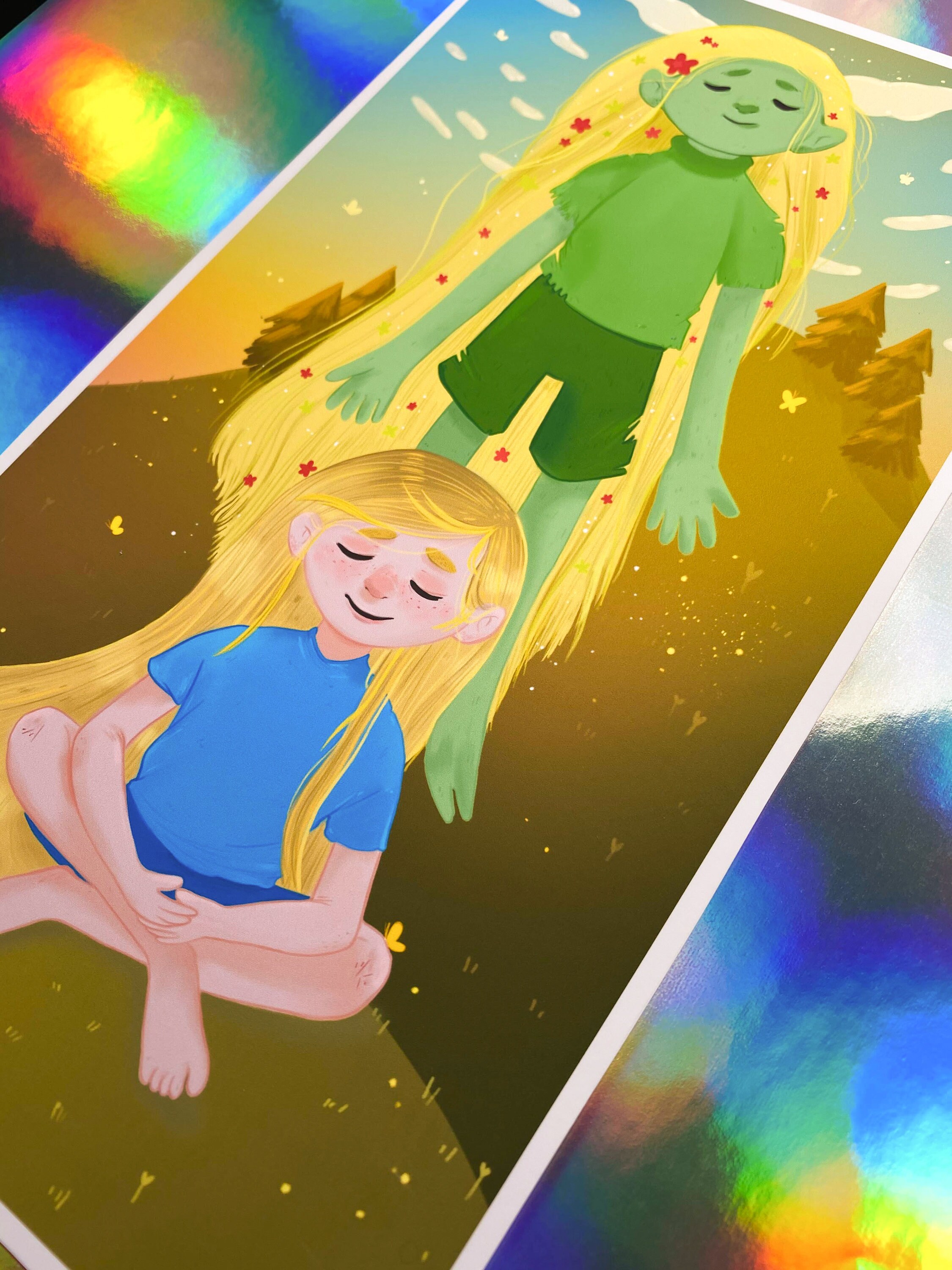 Adventure Time Finn and Fern Art Print | Etsy