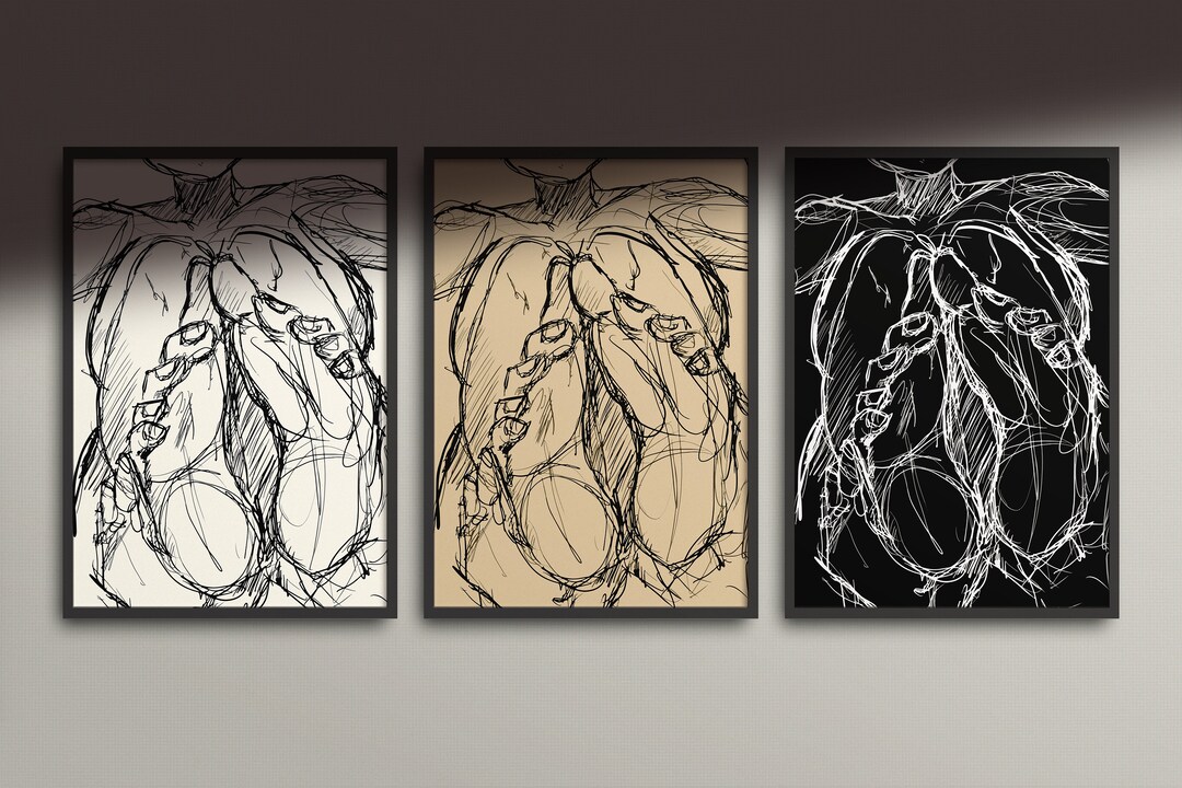 Love No. 10, Wall Art, Erotic Poster, Sexual Illustration, Sex ...