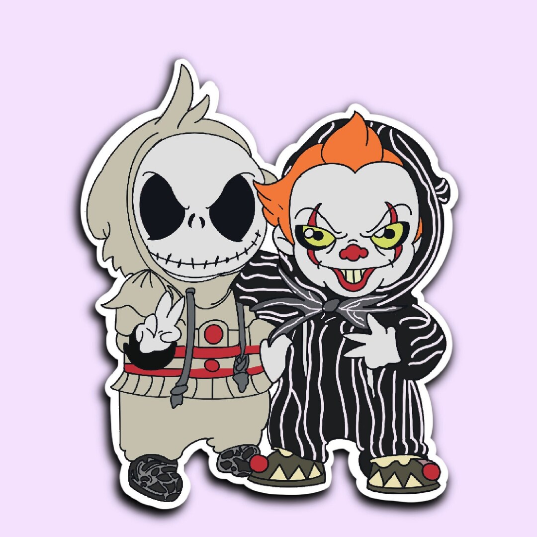 Jack Skellington and Pennywise - Etsy