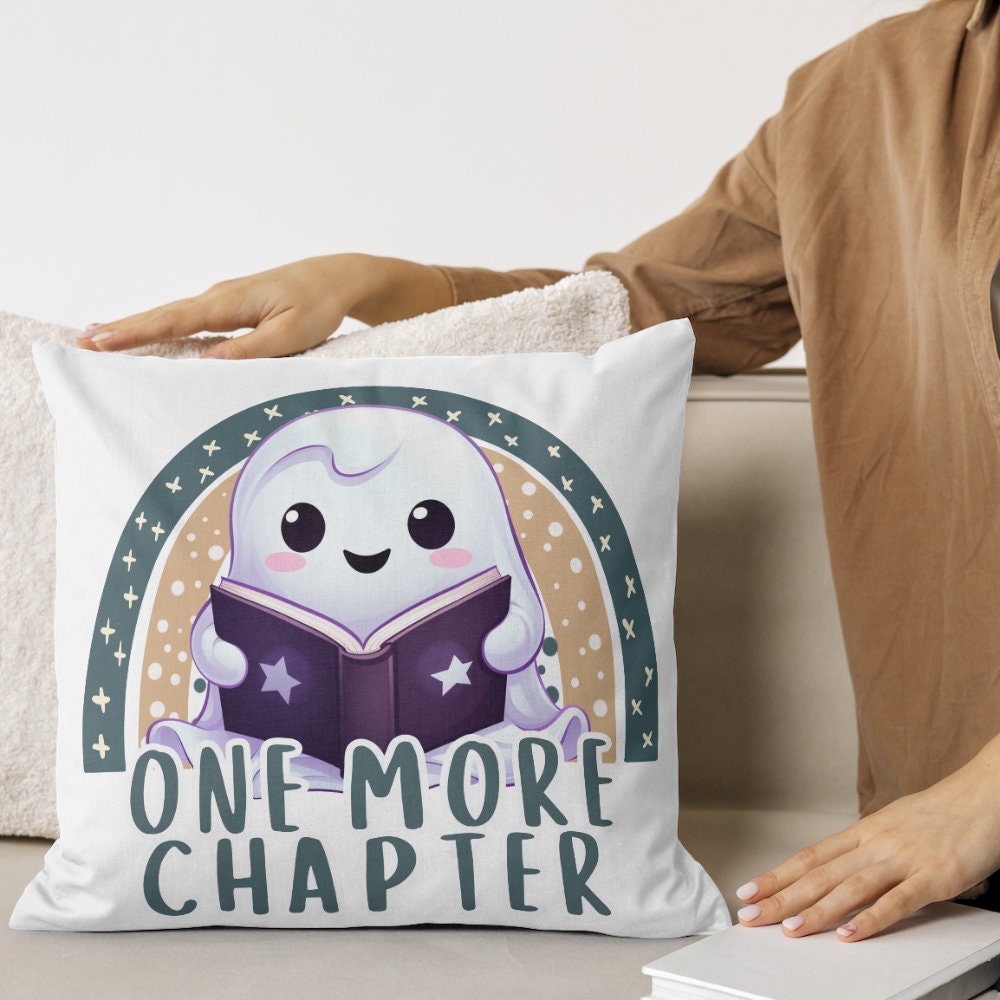 Ghost Reading a Book Png Printable One More Chapter Png - Etsy
