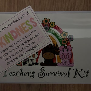 Printable Random Act of Kindness Cards, RAOK, Kindness is Contagious ...