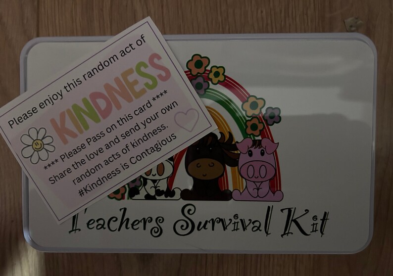 Printable Random Act of Kindness Cards, RAOK, Kindness is Contagious ...