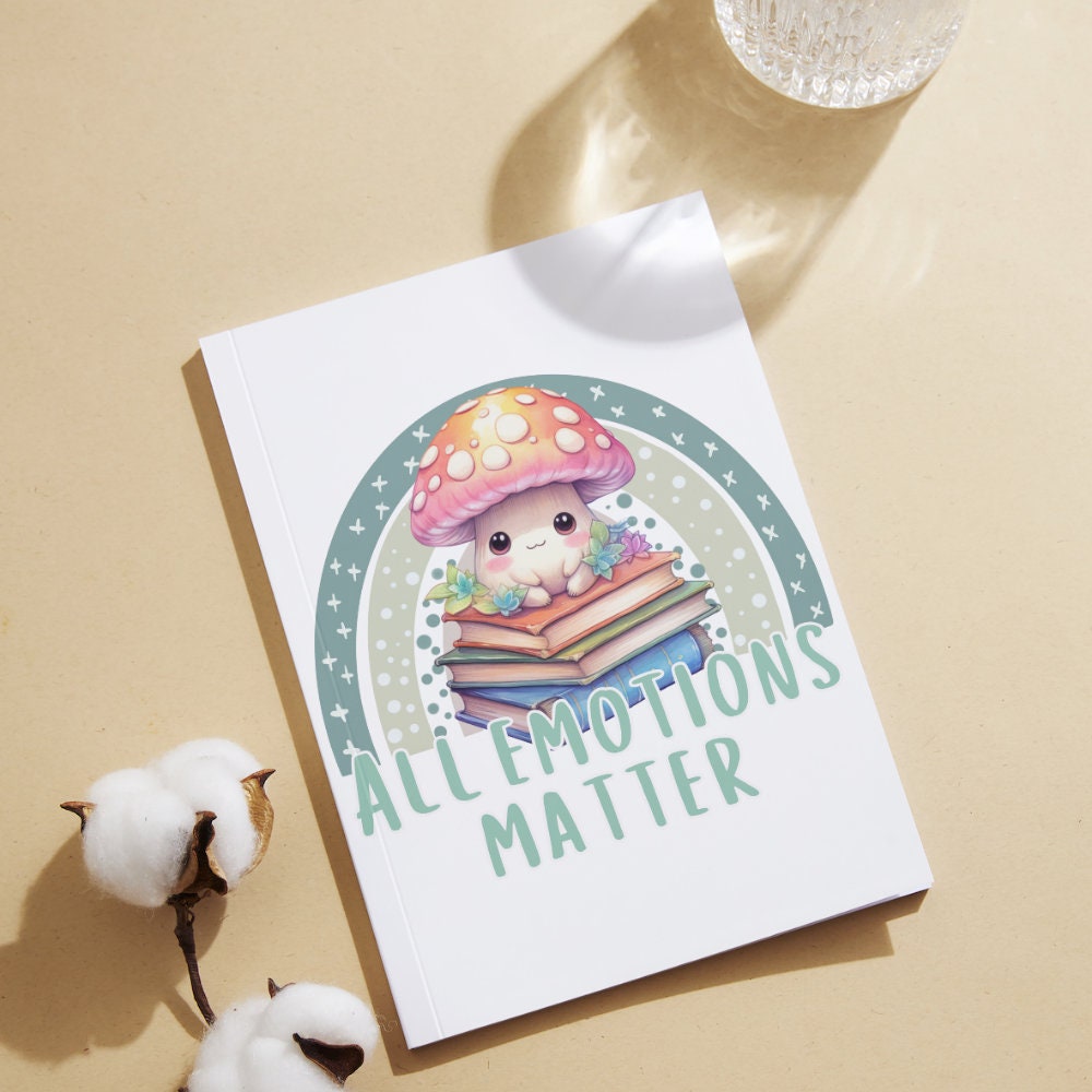 Mushroom Rainbow Png, All Emotions Matter Png, Cute Mushroom, Feelings ...