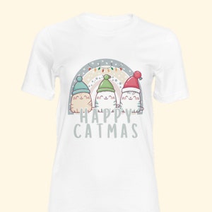 Felices catmas Png imprimible, Gatos navideños png, descarga digital ...