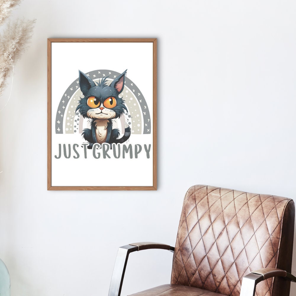 Just Grumpy Cat Png Printable Just Grumpy Png Cat Humor - Etsy