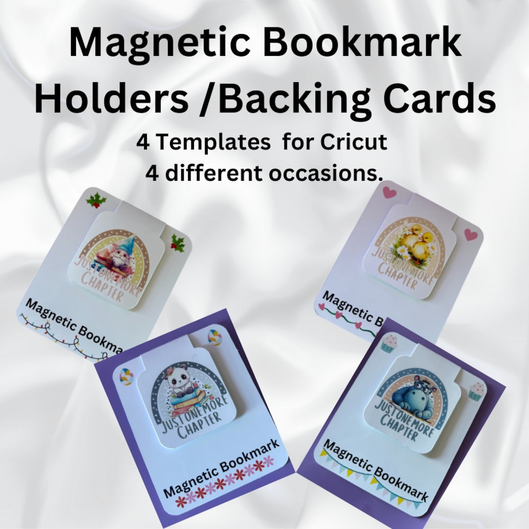 Cricut Design Space - Holder / Backing Cards Template for the Magnetic ...