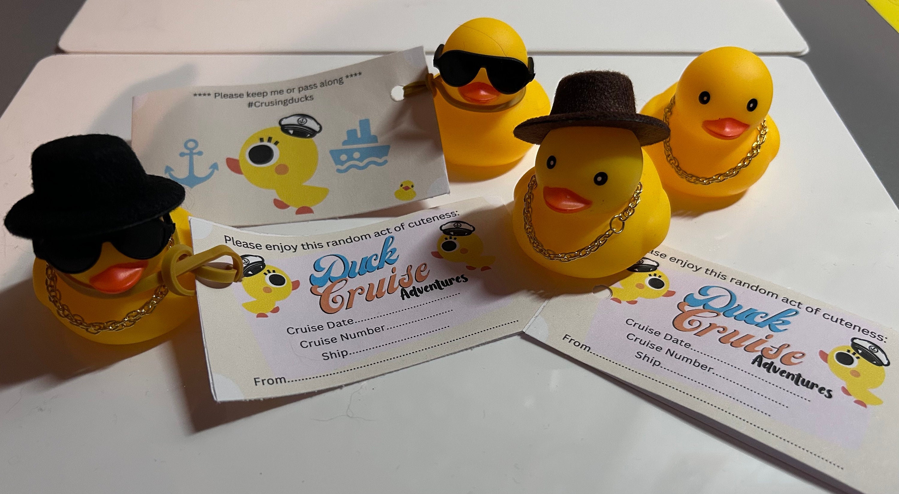 Duck Cruise Printable Tags Rubber Duck Tags Instant - Etsy