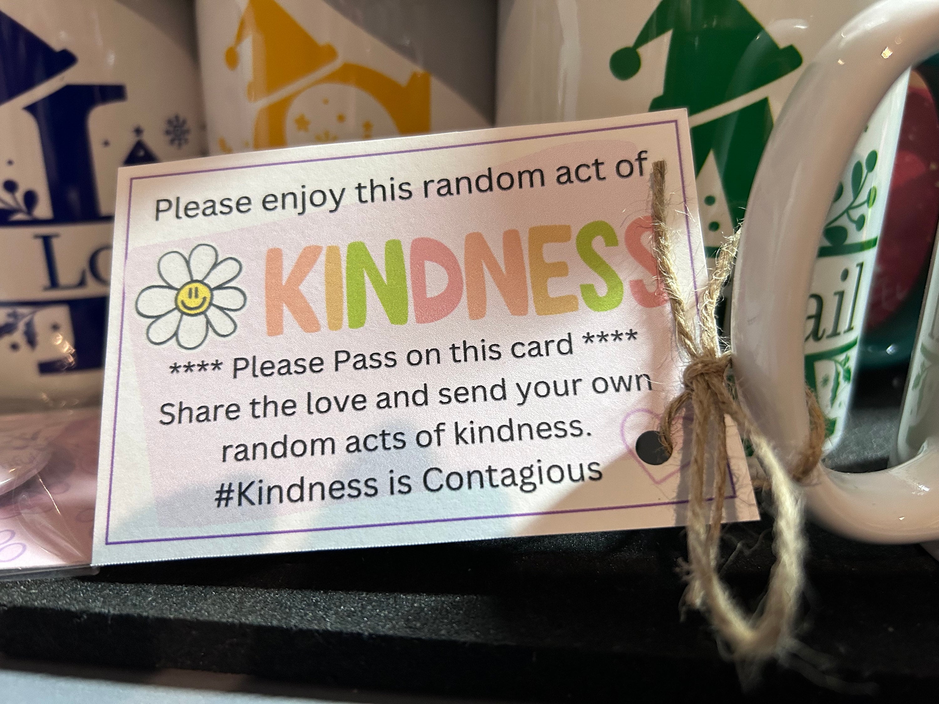 Printable Random Act of Kindness Cards, RAOK, Kindness is Contagious ...