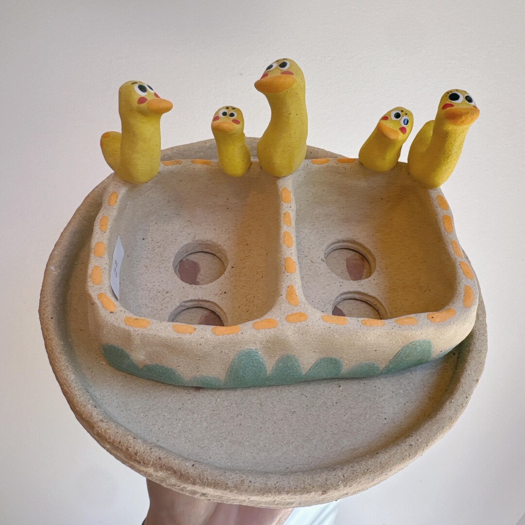 HANDMADE Coarse Sand Ceramic Ping Pot | Succulent Planter Pottery - Etsy