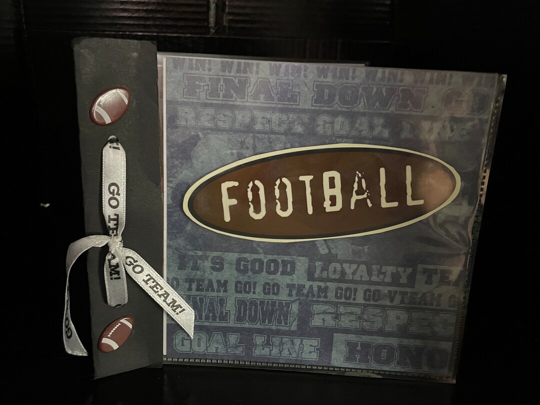 Capture Your Child's Football Season With This Special Handmade 6x6 ...
