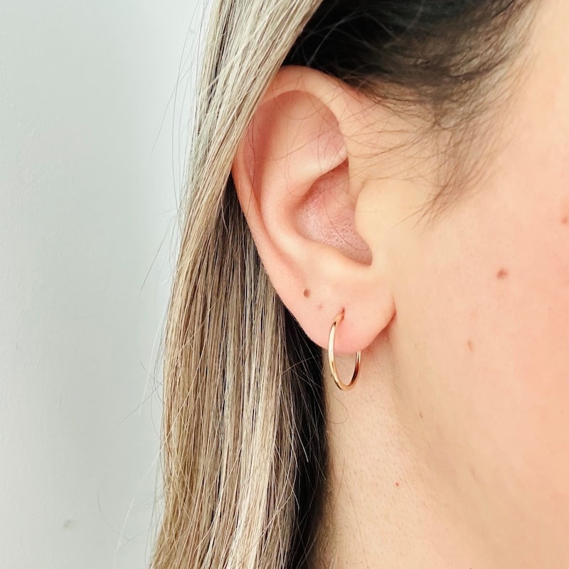 Small Gold Hoop Earrings - Etsy