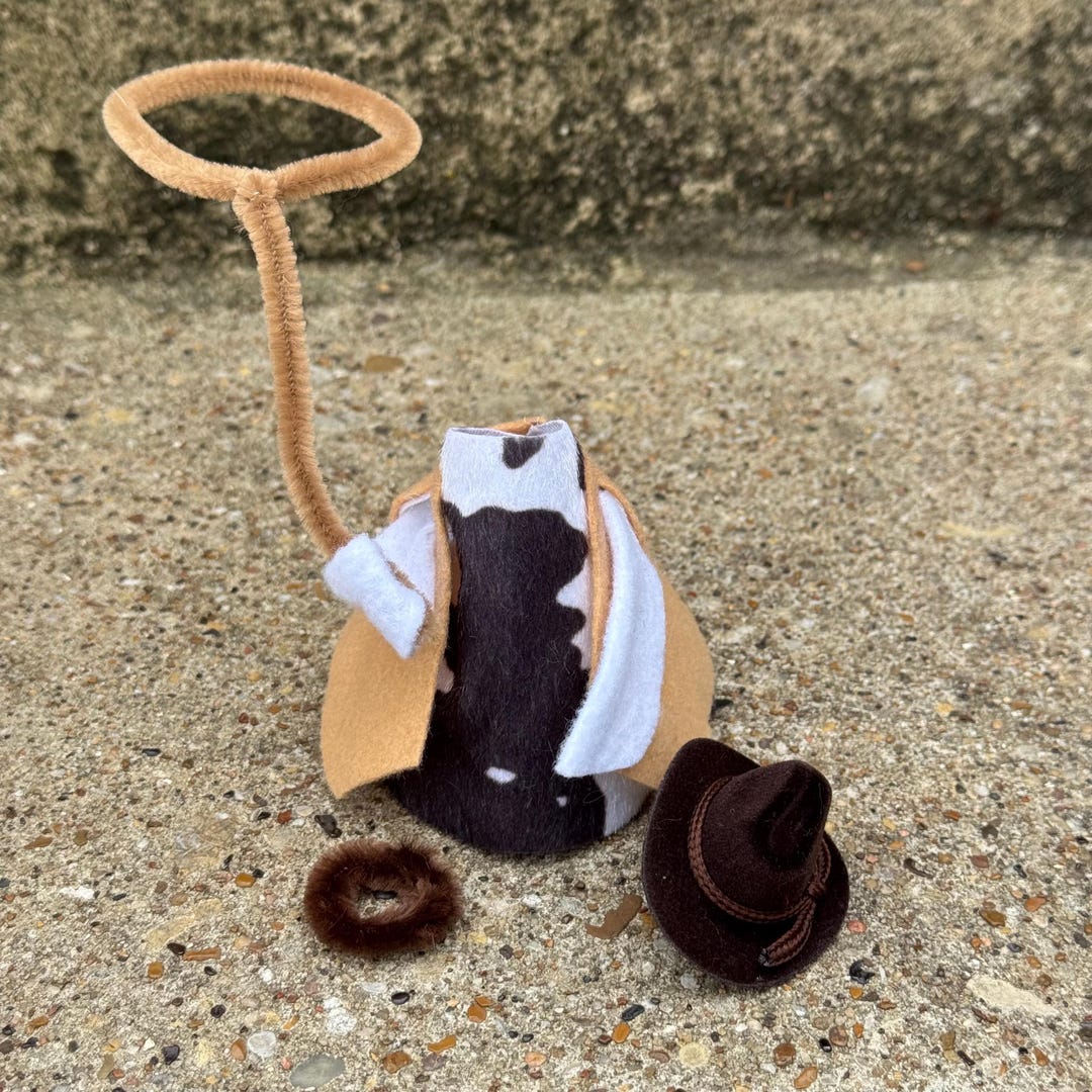 Mini Desk Goose Cowboy With Lasso Outfit for 7” Figurine | NO GOOSE ...