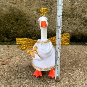 Mini Desk Angel With Harp Christmas Outfit for 7 Figurine NO GOOSE ...