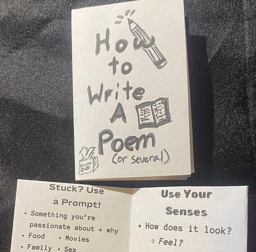 Poetry Zine: How to Write a Poem- DIGITAL - Etsy