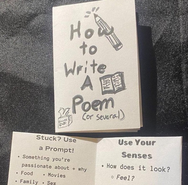 Poetry Zine: How to Write a Poem- DIGITAL - Etsy