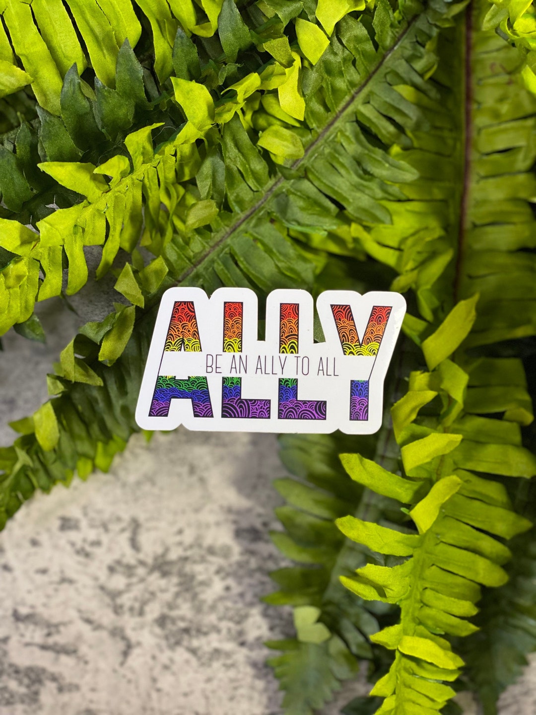 Embrace Diversity With Our 'ally to All' Sticker! Spread Love and ...