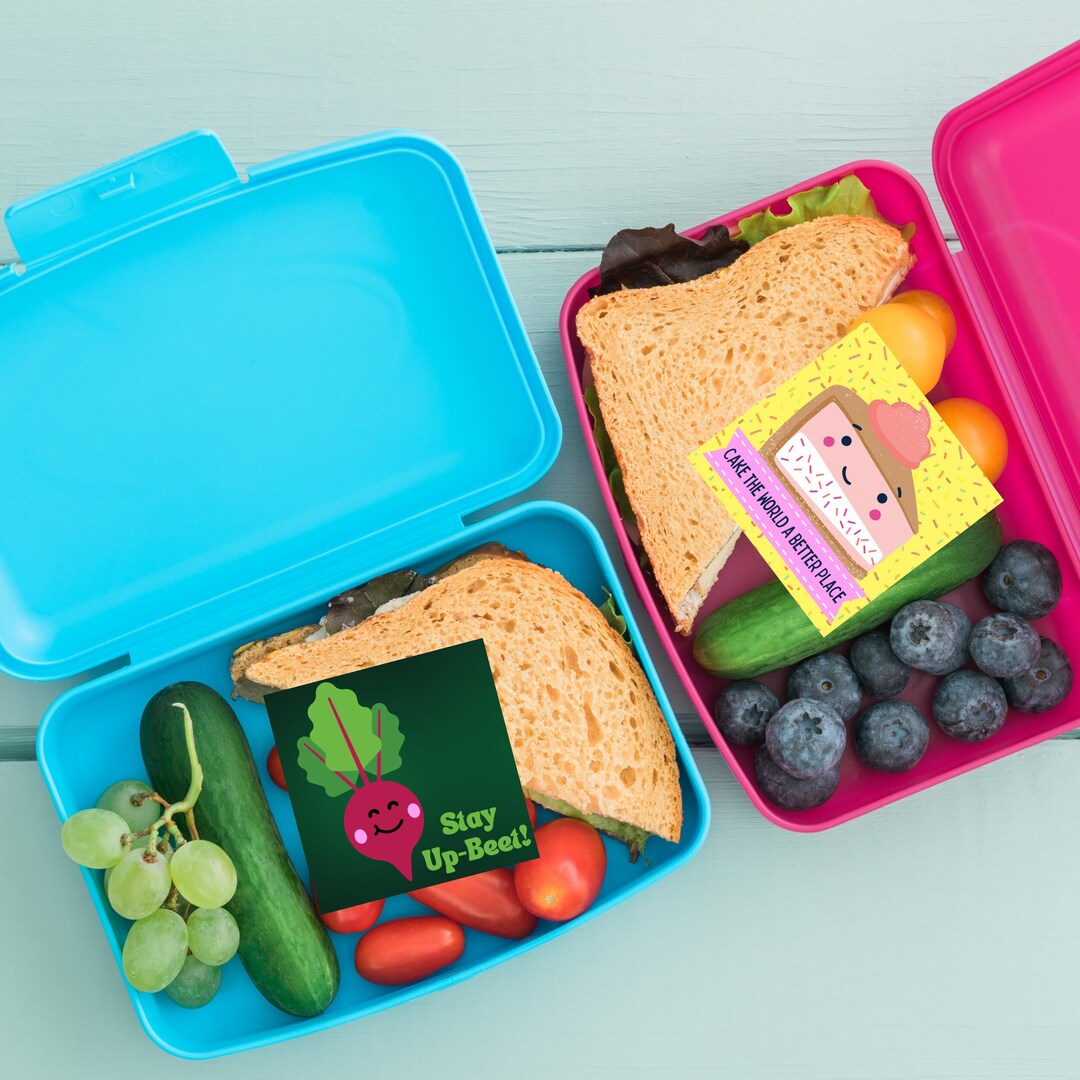 18 Food Puns Lunch Box Love Notes Digital, Printable Download - Etsy