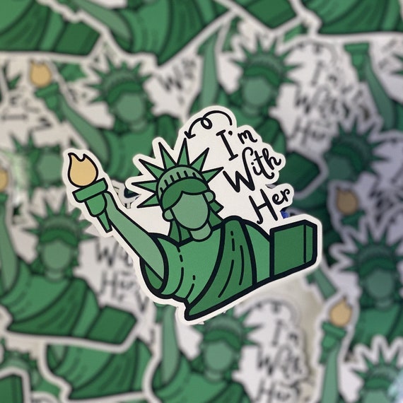 Paper Paper & Party Supplies A super cute Lady Liberty vinyl art print ...