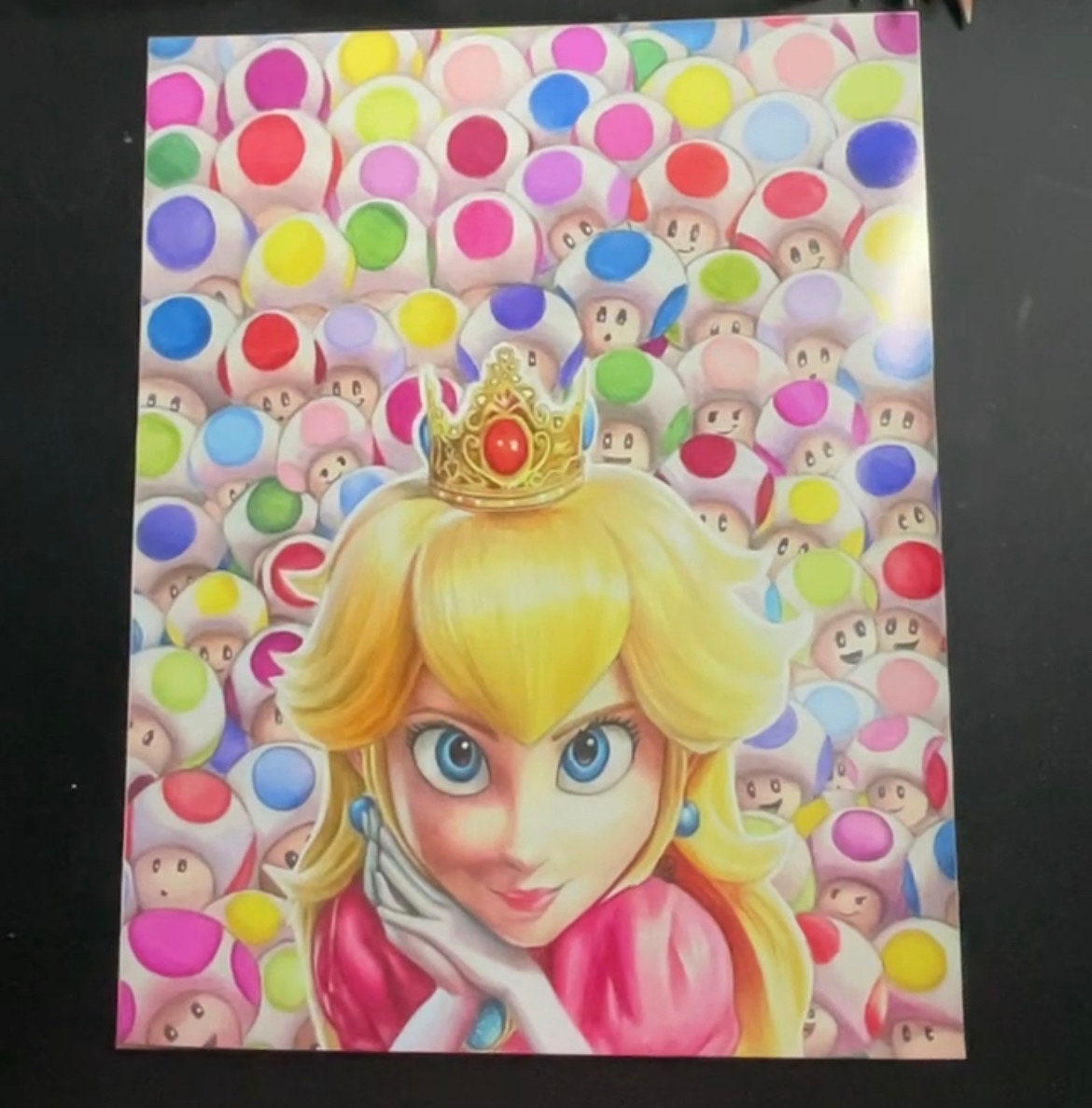 Super Mario Princess Peach Poster Print - Etsy UK