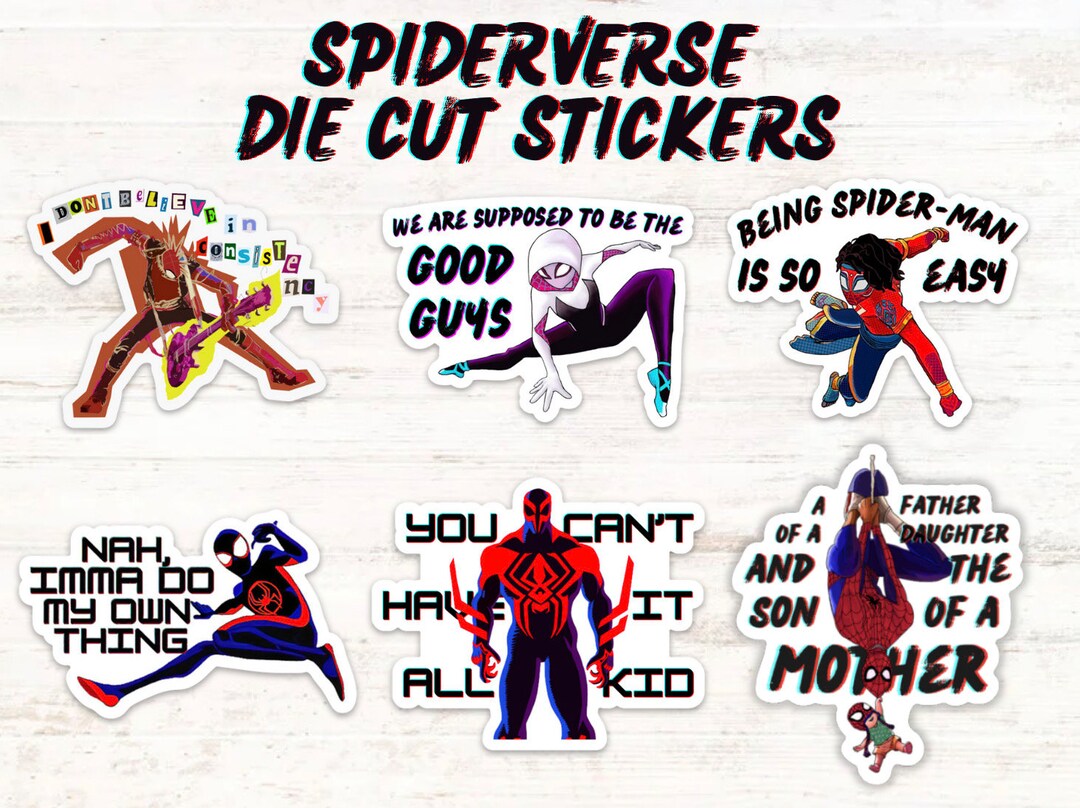 Spiderverse Sticker Set - Etsy