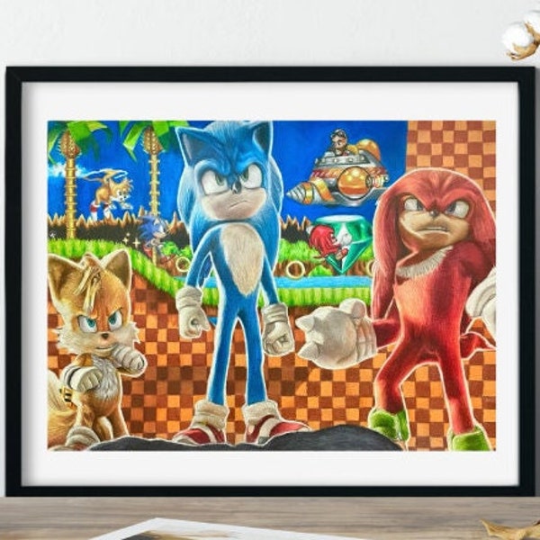Sonic Poster - Etsy