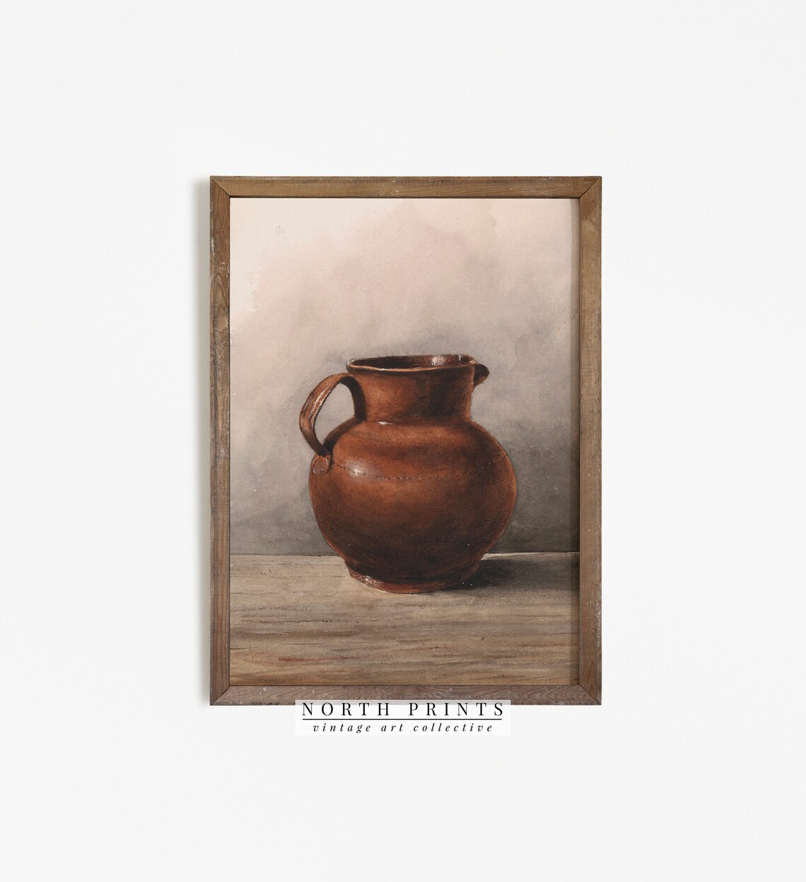 Rustic Kitchen Jug Print Vintage Farmhouse Kitchen Painting - Etsy Canada