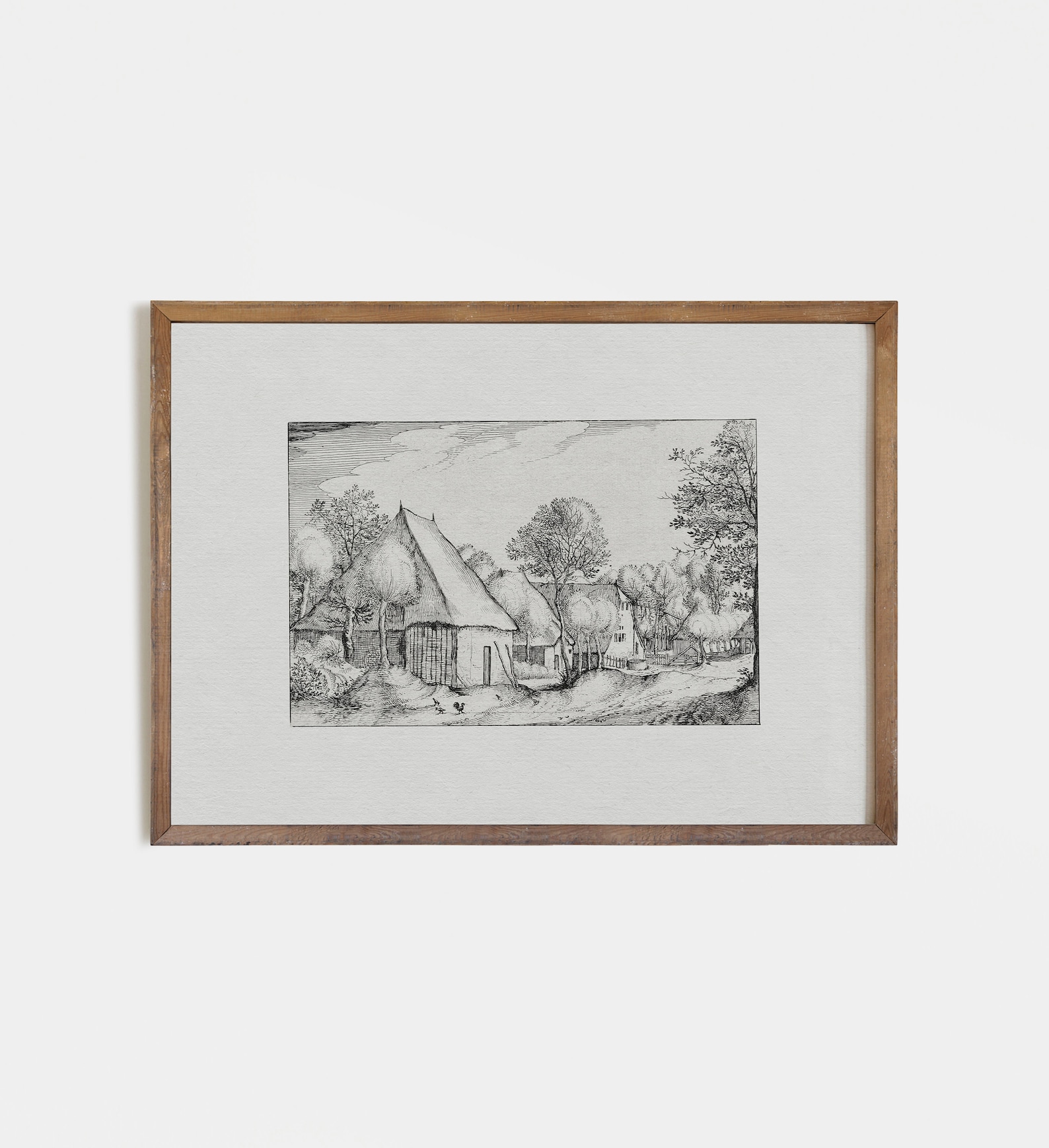Vintage Landscape Etchings Antique Drawing Collection - Etsy