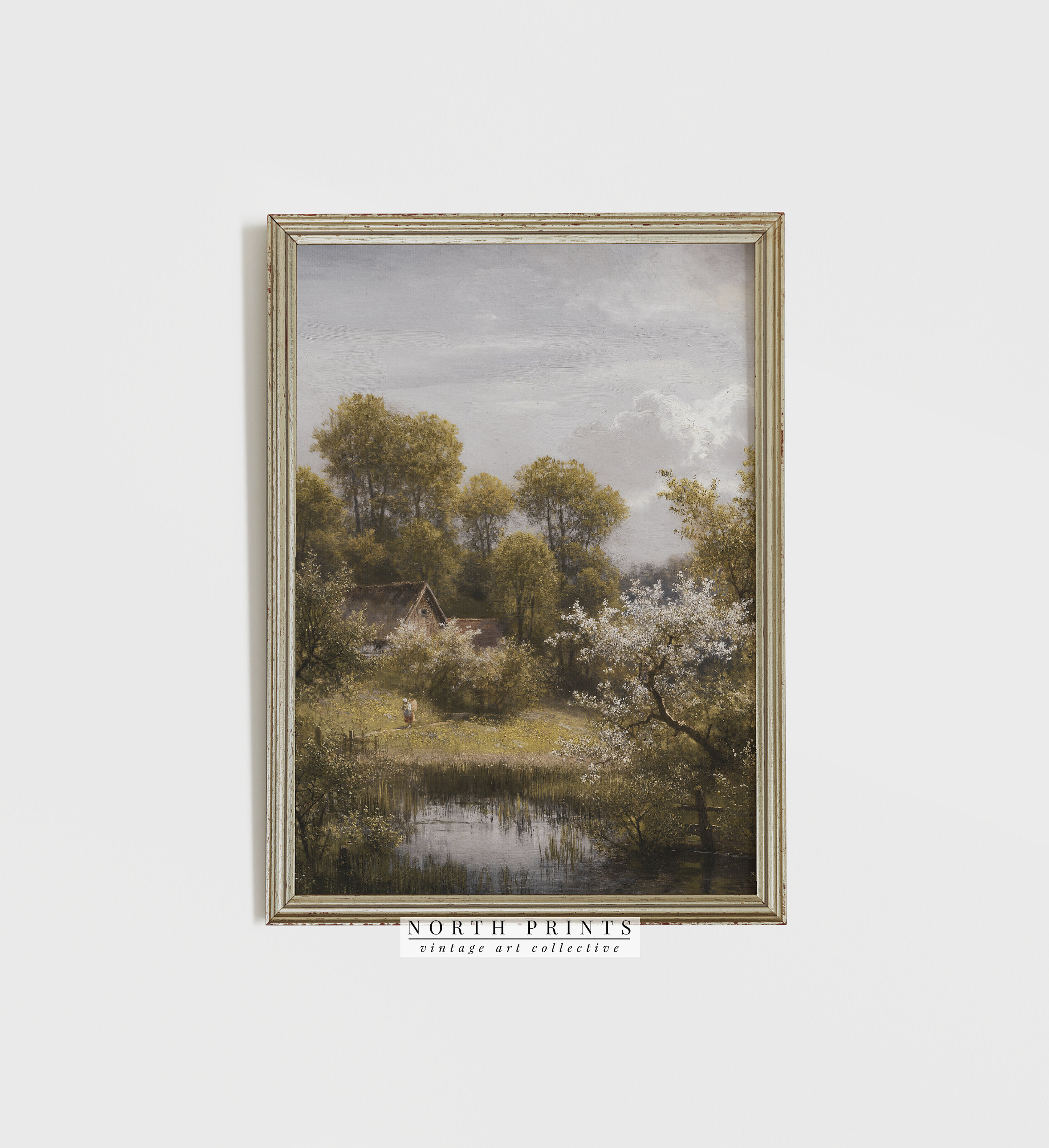 Summer Landscape Print Victorian Vintage Landscape Painting - Etsy