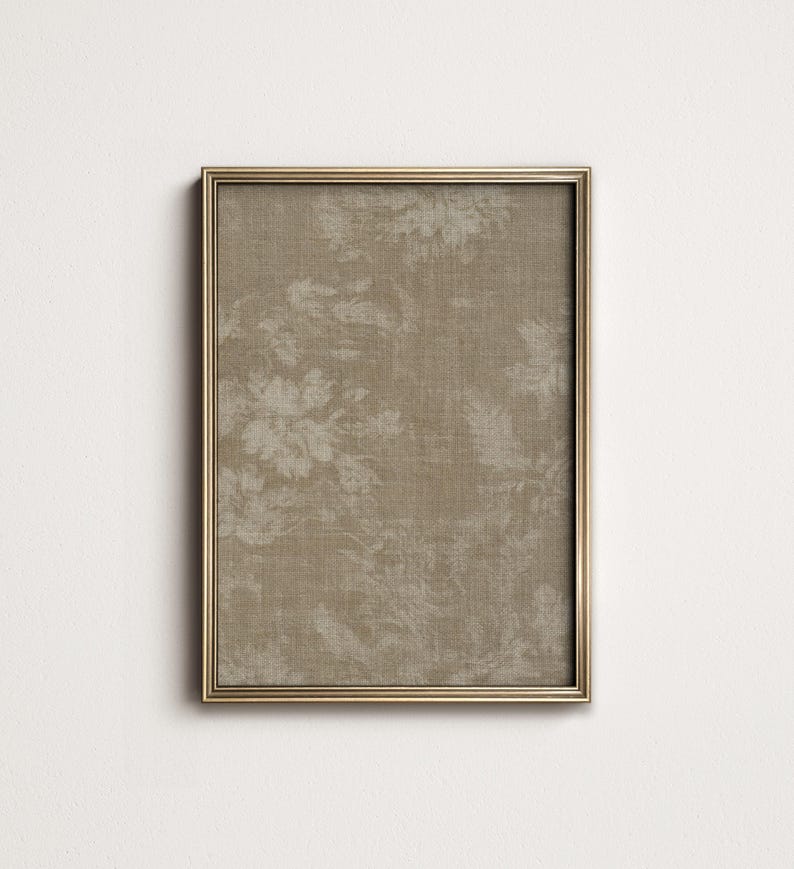 Arte mural textil botánico patrimonial IMPRIMIBLE, decoración de pared ...