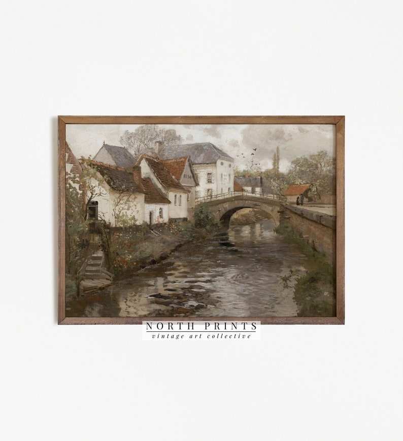 Vintage European Print SET Vintage Farmhouse Paintings - Etsy