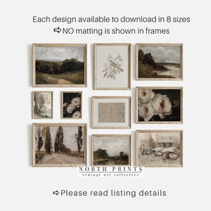 Feature Wall PRINTABLE Gallery Wall Art SET of 10 Digital Prints ...