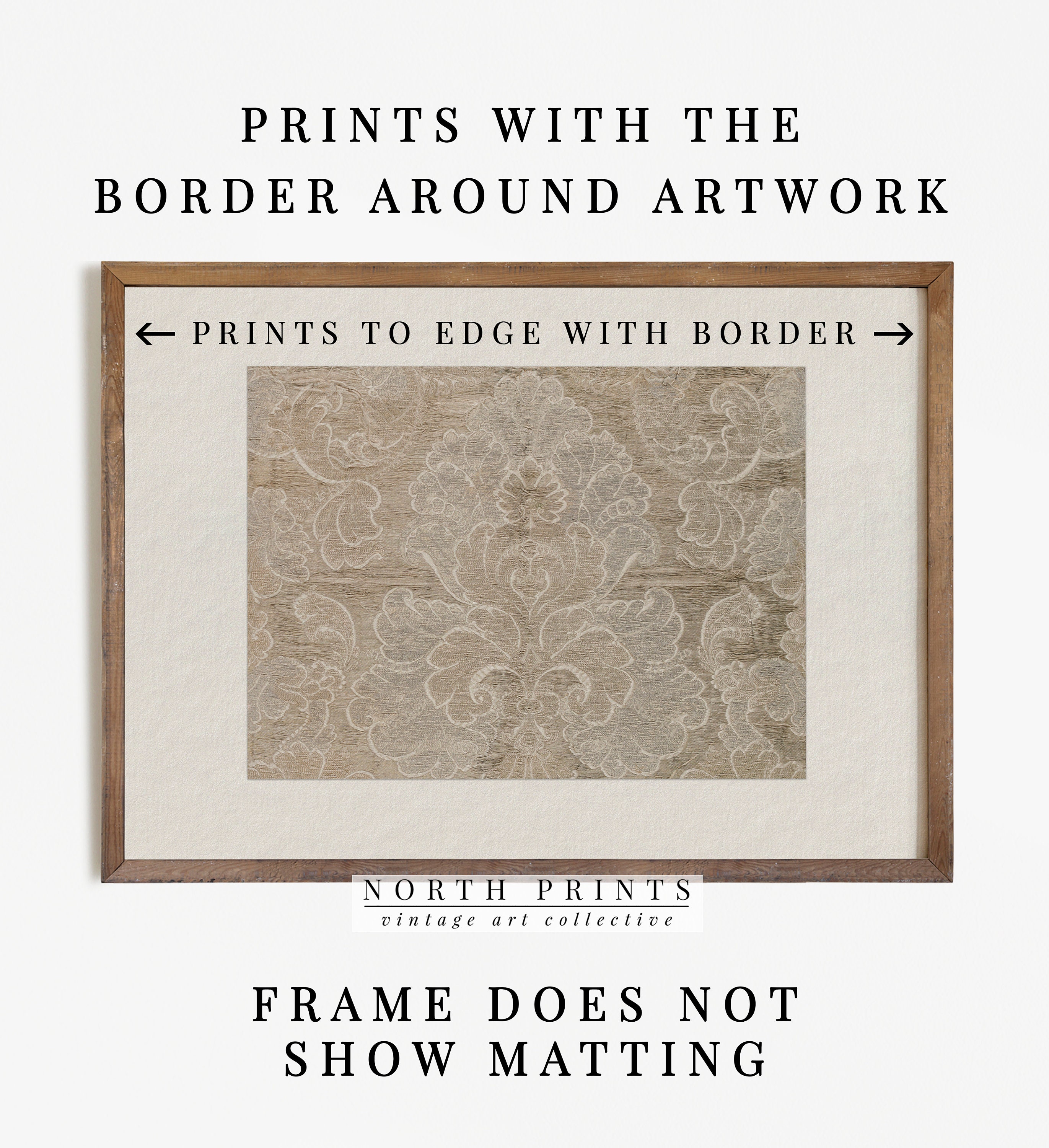 PRINTABLE Tapestry Art Print | Vintage Neutral Textile Wall Art ...