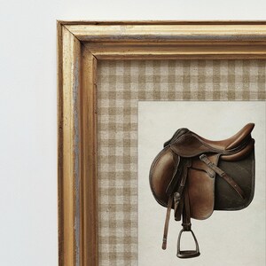 Equestrian Saddle Print: Kids Country Club English Riding Wall Decor ...