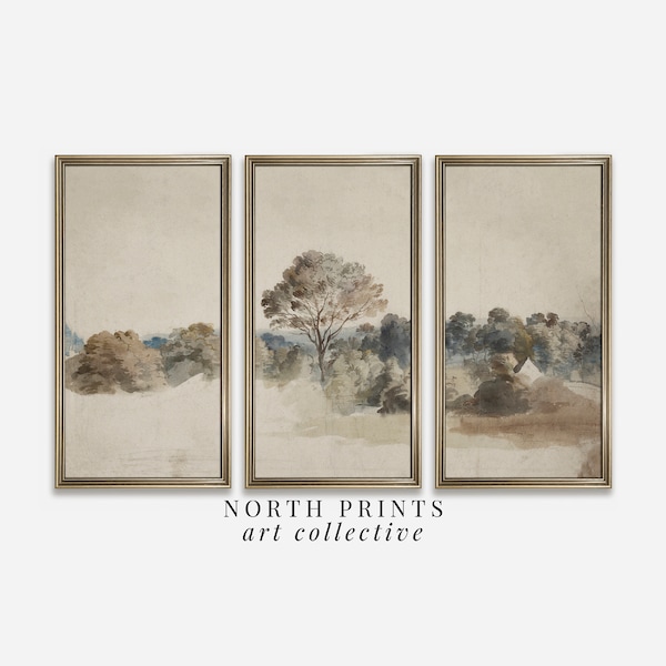 Three Panel Wall Art - Etsy
