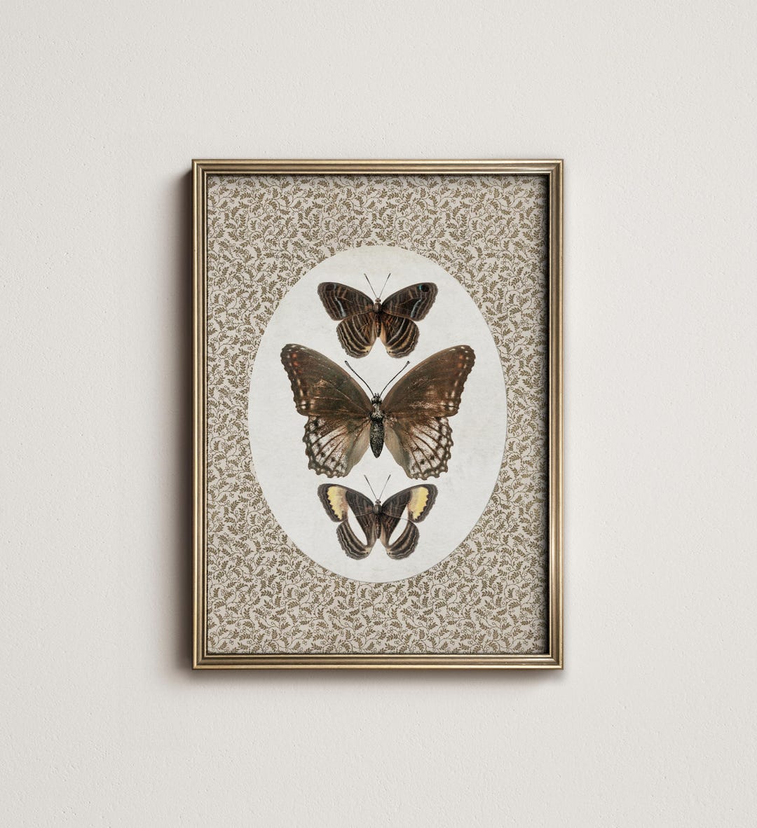 Vintage Butterfly Art Print: Cottagecore Nursery Decor (digital ...
