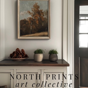 PRINTABLE Autumn Landscape Wall Art Prints | Vintage Fall Wall Decor ...