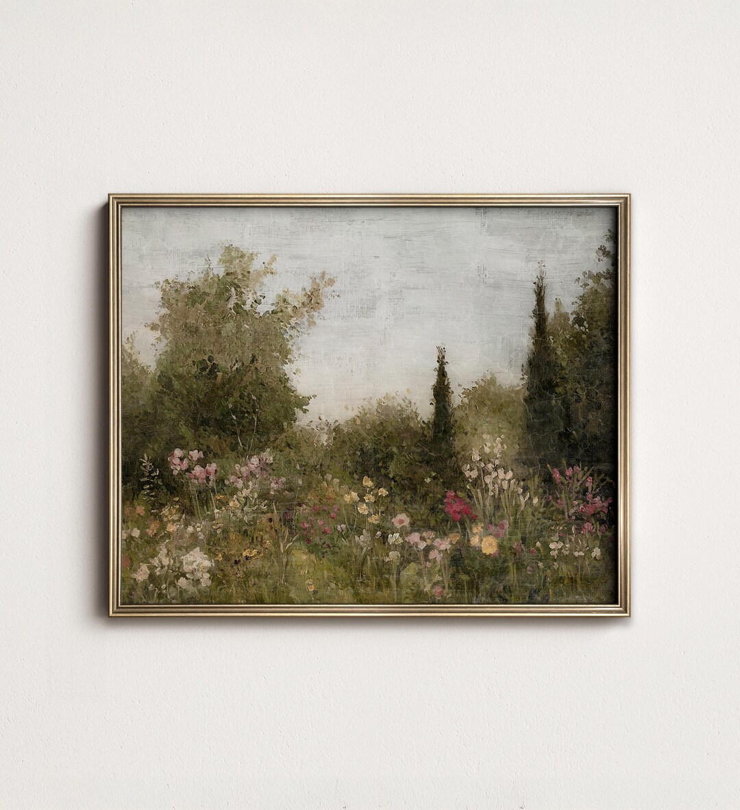 Cottagecore Landscape Art Print: Summer Countryside (digital Download ...