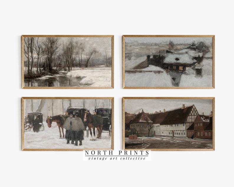 Winter Farmhouse Art Set for Samsung Frame TV (digital Download) TVS-11 ...