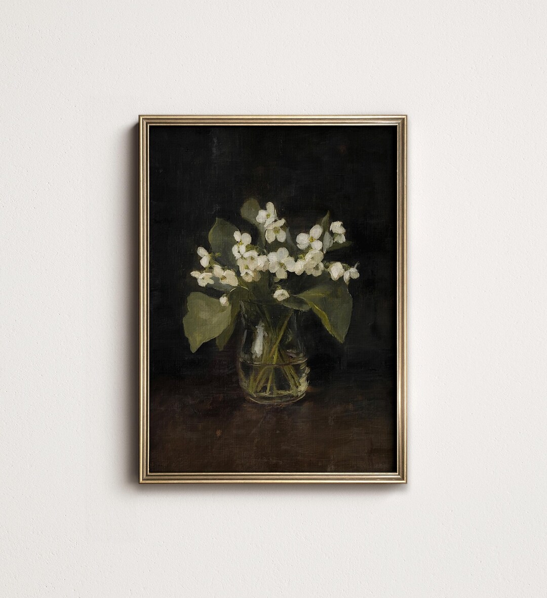 Violet Floral Painting: February Birth Flower Art Print (PRINTABLE ...